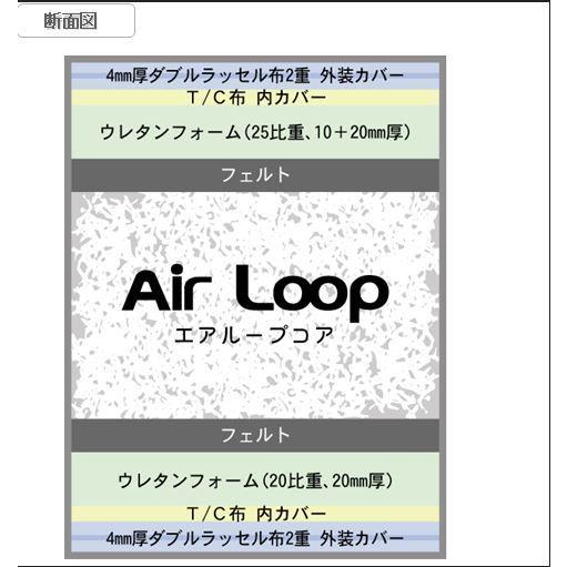 Air Loop ウィドゥスタイル WeDostyle エアループ AirLoop MA-クレイ SDサイズ セミダブル マットレス マット 3ZONE 配送設置無料 送料無料 : 株式会社 ...