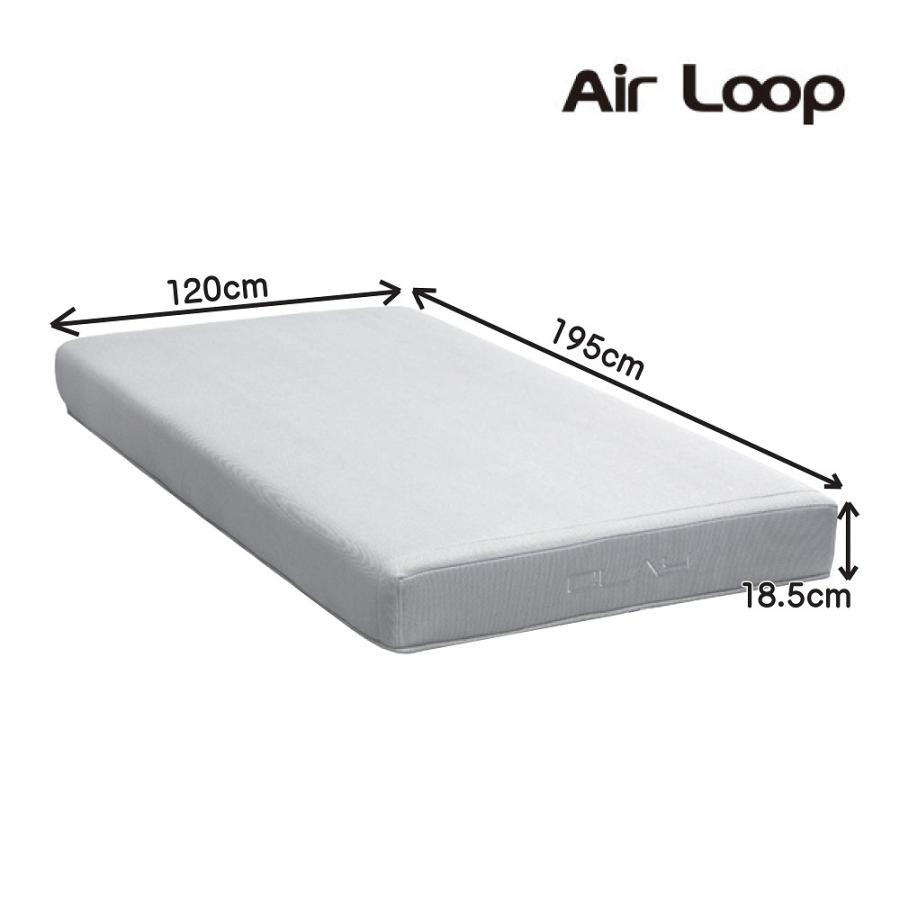 Air Loop ウィドゥスタイル WeDostyle エアループ AirLoop MA-クレイ SDサイズ セミダブル マットレス マット 3ZONE 配送設置無料 送料無料 : 株式会社 ...