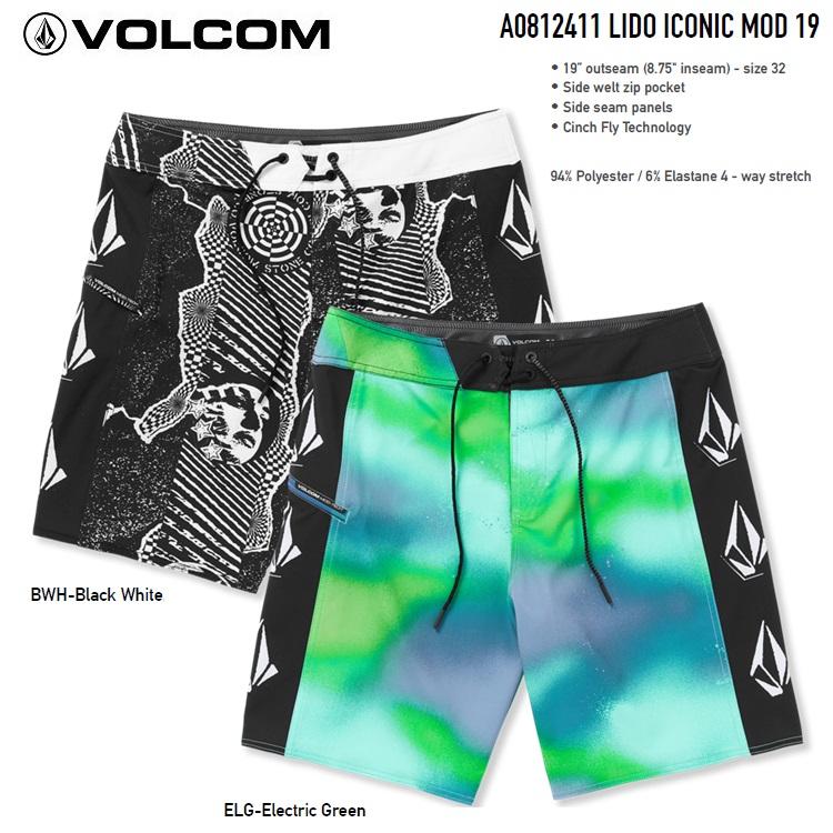 VOLCOM ボルコム 【 LIDO ICONIC MOD-TECH TRUNKS 19" 】A0812411 ストレッチ SURF TRUNKS ボードショーツ サーフトランクス 2024 ...