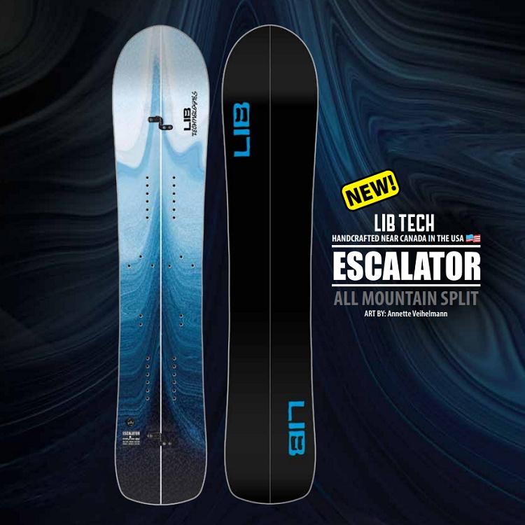 LIBTECH SNOWBOARD 24‐25 ESCALATOR 153CM リブテック スノーボード スプリット 全国送料無料 チューン ...
