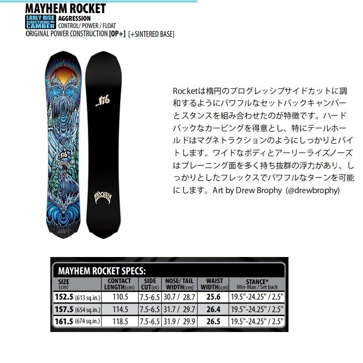 LIBTECH SNOWBOARD 24‐25 MAYHEM ROCKET リブテック スノーボード メイヘム ロケット 全国送料無料 チューン無料 2025 : libtech ...