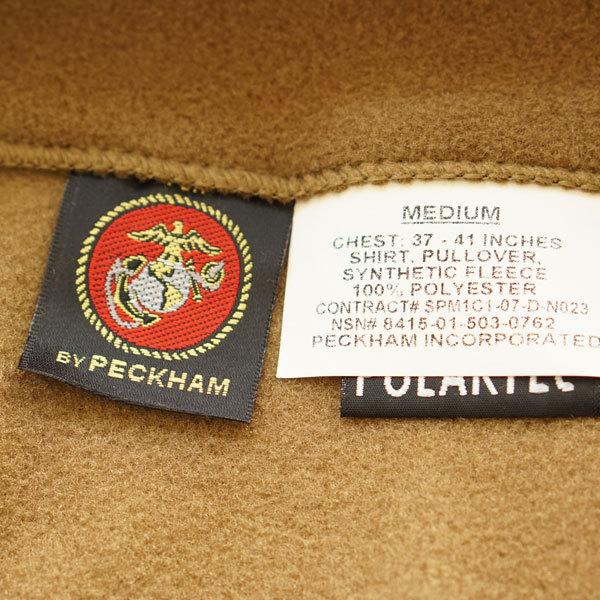 USMC DeadStock Polartec Pullover Fleece Jacket COYOTE MADE IN USA ...
