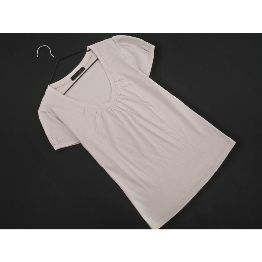 ネコポスOK INTERPLANET インタープラネット Vネック カットソー size02/ベージュ ☆ efa5 レディース :rsdk080249-m:ブランド古着ならABJ! - 通販 ...