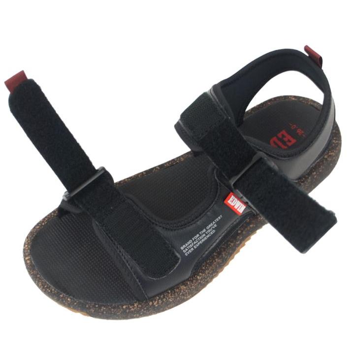 EDWIN エドウィン スポーツサンダル メンズ スポサン シャワーサンダル ベルクロ ストラップ 黒 父の日 ギフト 普段使い 実用的 ew5105 : Ablya アベリア 靴 シューズ ...