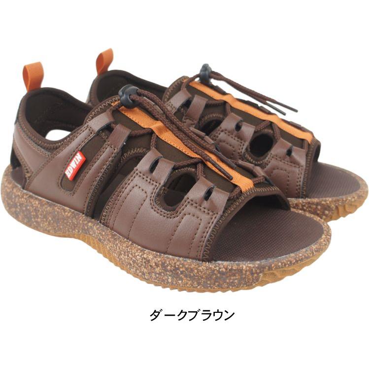 EDWIN エドウィン スポーツサンダル メンズ スポサン シャワーサンダル 2WAY ストラップ 黒 父の日 ギフト 普段使い 実用的 ew5106 : Ablya アベリア 靴 シューズ ...