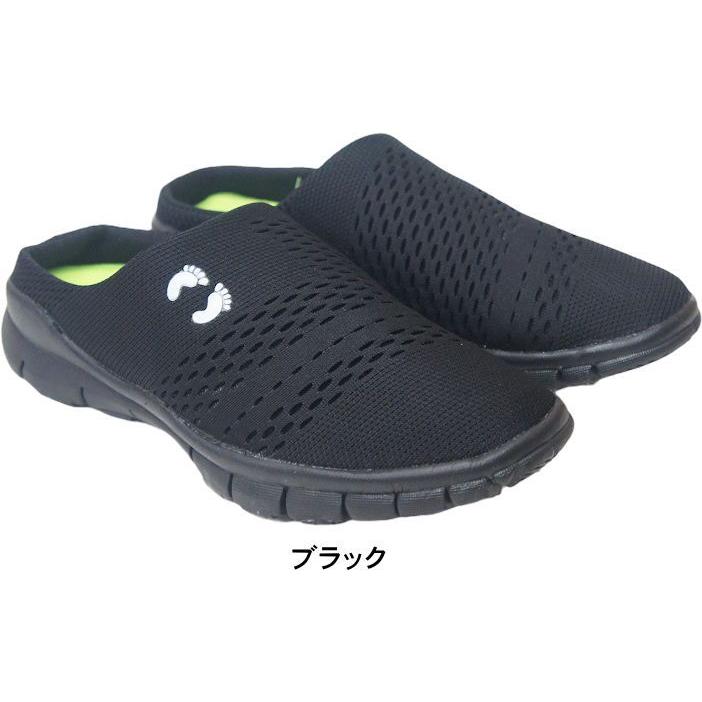HANGTEN HNG TEN メンズ サンダル サボ スリッポン スリッパ ナースシューズ 介護士 ヘルパー 軽量 メッシュ 運動靴 ブラック 黒 つっかけ 作業靴 男性 父の日 ...