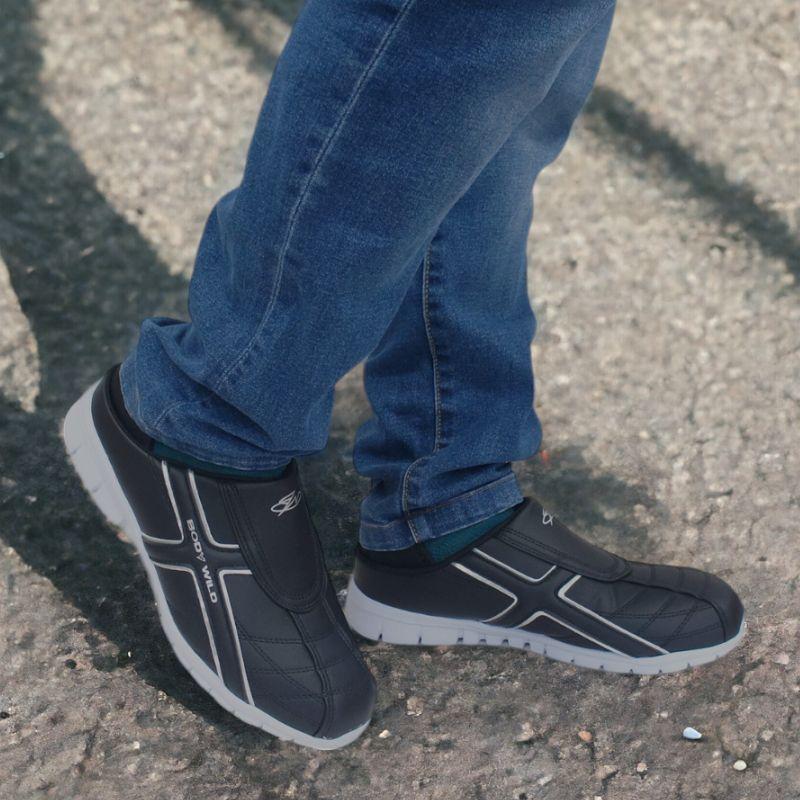 BODY WILD（ボディワイルド） ボディーワイルド メンズ スリッポン スニーカー サボサンダル バブーシュ 2WAY キックバック ク ...