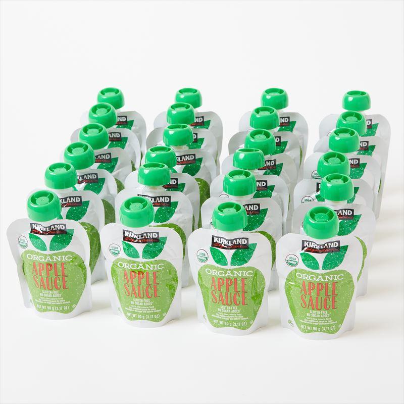 KIRKLAND signature カークランド オーガニック アップルソース 90g 24パック 3箱セット USDA オーガニック認証 砂糖不使用 : abマート - 通販 ...