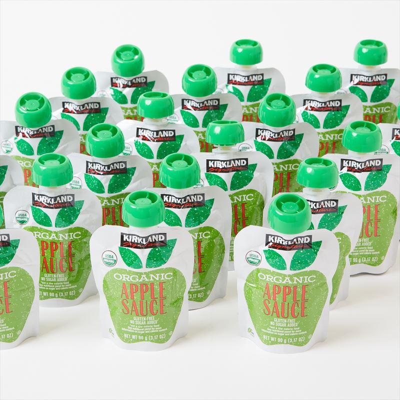 KIRKLAND signature カークランド オーガニック アップルソース 90g 24パック 3箱セット USDA オーガニック認証 砂糖不使用 : abマート - 通販 ...