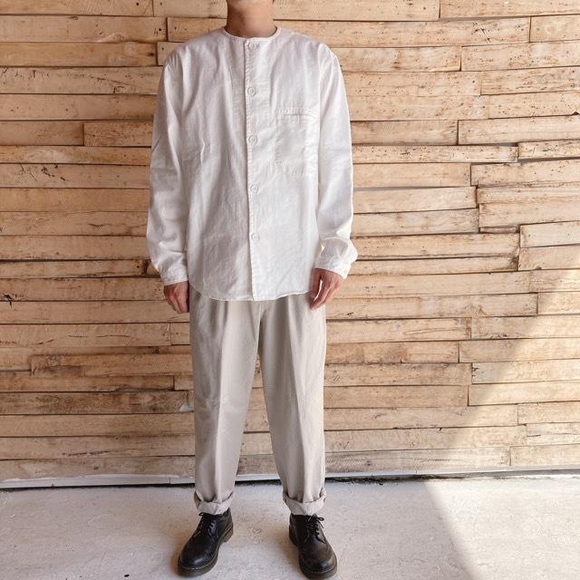 LOLO LOLO(ロロ) ツイル2タックパンツ オイスター : 輸入雑貨屋 LOLO LOLO(ロロ) ツイル2タックパンツ オイスター : 輸入雑貨屋