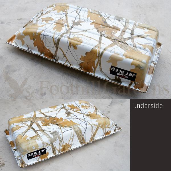 大型 ソリ ジェットスレッド ジュニア サイズ Jet Sled Jr (Winter Camouflage) 狩猟 釣り 運搬 バギー ...