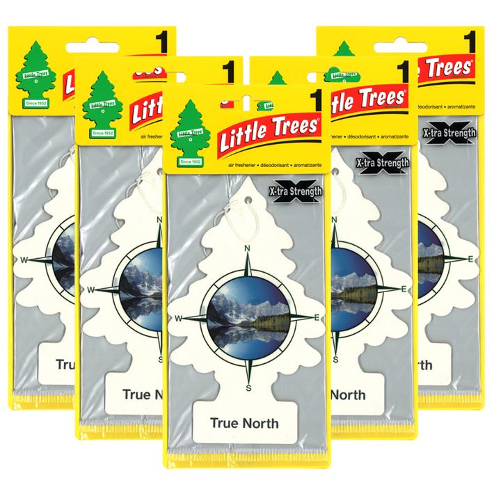 リトルツリー エクストラ ストレングス トゥルーノース 5枚セット Little Trees 芳香剤 車 部屋 吊り下げ USA メール便 ...