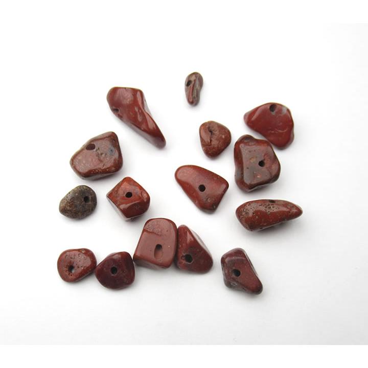 アゾゼオレッドファイアアゼツライトさざれビーズ1連6~7cm H&E社 チャクラの活性・広がる生命力・グラウンディング bs-azr001 ...