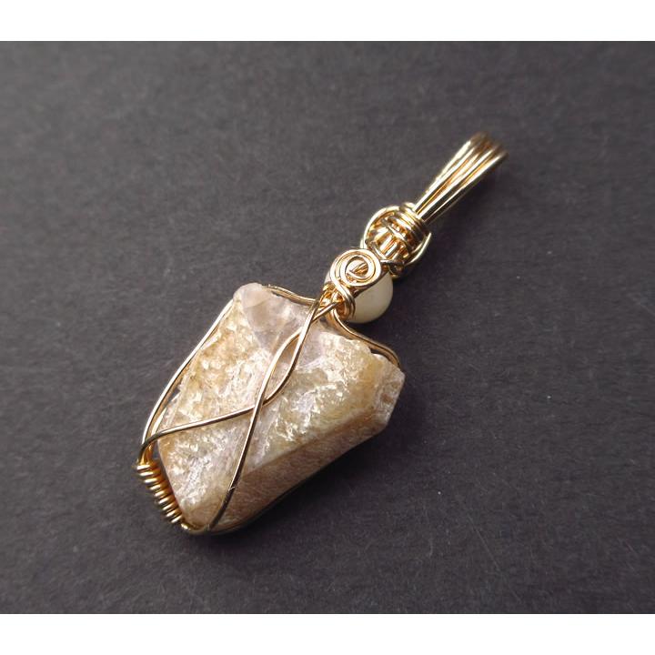 ゴールデンヘルデライト フェナカイト 14KGFペンダント p1herde107 : ラベンダーストーン - 通販 - Yahoo!ショッピング