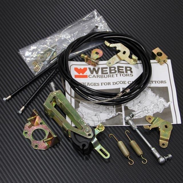 WEBER DCOE スロットル リンケージ KIT ボトムマウント ツインケーブル : AC MINDS AUTOJUMBLE - 通販 - Yahoo!ショッピング
