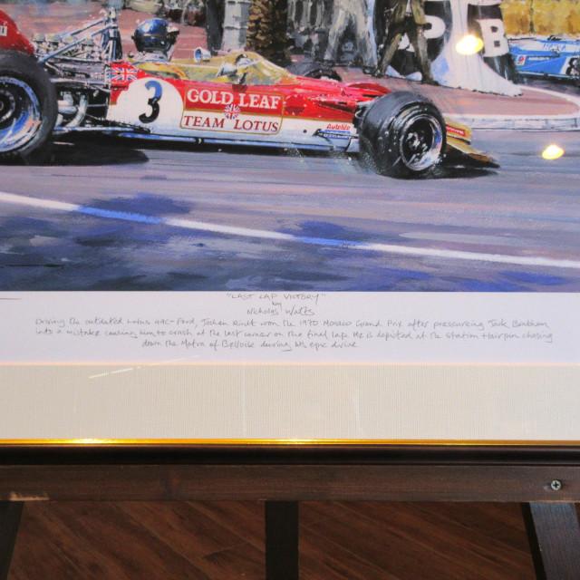 LAST LAP VICTORY / Jochen Rindt LOTUS49-C FORD 1970 MONACO GRANS PRIX ...