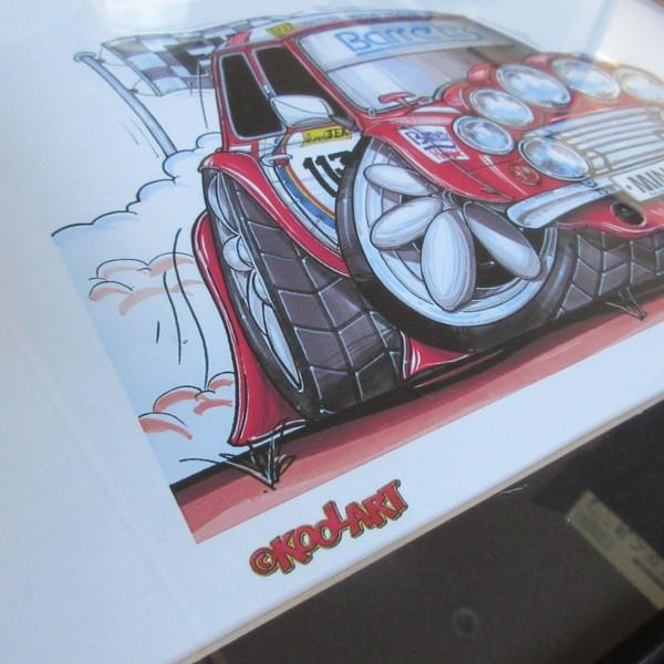 ミニ MINI 英国KOOLART社 イラストポスター インテリア : AC MINDS AUTOJUMBLE - 通販 - Yahoo!ショッピング
