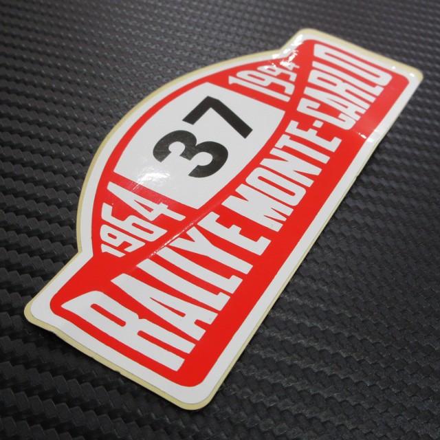 モンテカルロラリー RALLYE MONTE-CARLO 1994 N.o37 ローバーミニ 記念ステッカー 外貼用 :acaj ...