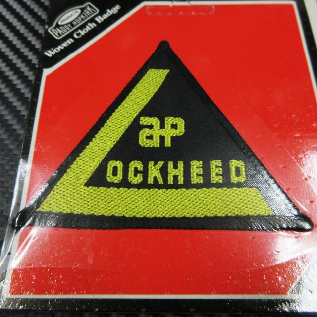 ap LOCKHEED apロッキード 三角形クロスバッジ woven cloth badge : AC MINDS AUTOJUMBLE ...