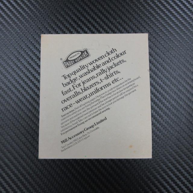 ap LOCKHEED apロッキード 三角形クロスバッジ woven cloth badge : AC MINDS AUTOJUMBLE ...