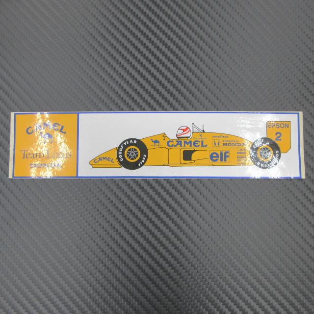 Team Lotus CAMEL 1987/ロータス No.2 プリント ステッカー : AC MINDS AUTOJUMBLE - 通販 ...