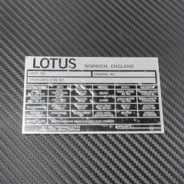 LOTUS シャーシープレート NORWICH リプロ : AC MINDS AUTOJUMBLE - 通販 - Yahoo!ショッピング