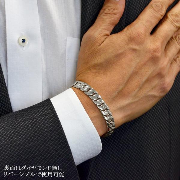 喜平 ブレスレット プラチナ ダイヤモンド 2.8カラット Pt900 喜平 ブレスレット プラチナ ダイヤモンド 2.8カラット Pt900
