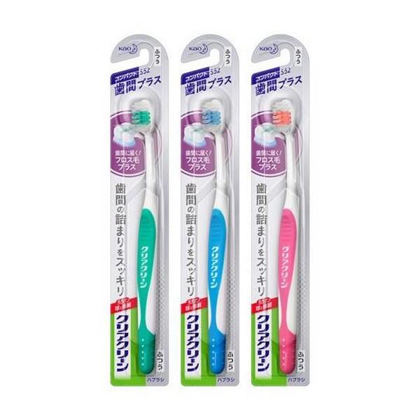 Kao 《花王》 クリアクリーン ハブラシ 歯間プラス コンパクト ふつう 1本 返品キャンセル不可 : ドラッグ 青空 - 通販 ...