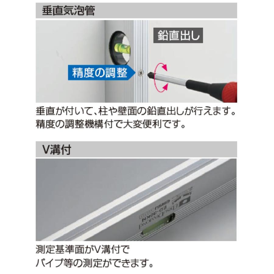 EBISU（水平器、水準器） EBISU ケガキレベル 600mm ED-60KN 水平器 エビス : 現場屋本舗ヤマニシデポ - 通販 - Yahoo!ショッピング