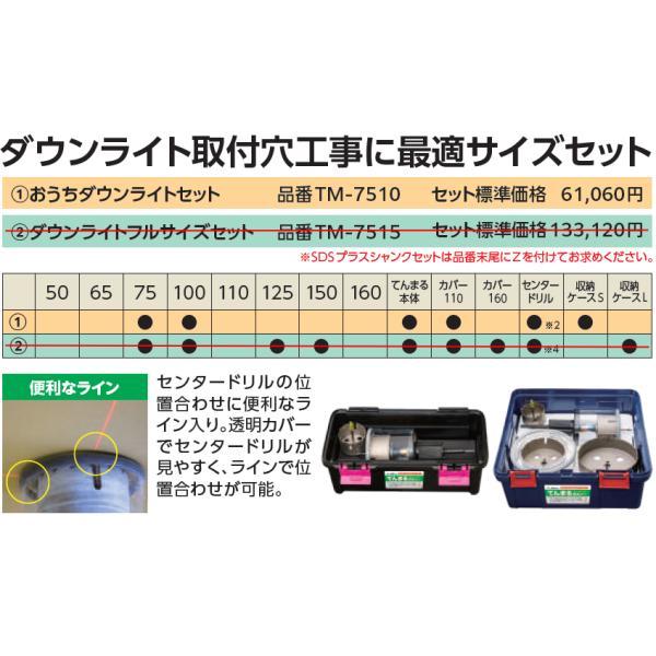 ハウスビーエム ハウスBM TM-7510Z てんまるホルソー おうちダウンライトセット（SDSタイプ） : 現場屋本舗ヤマニシデポ - 通販 - Yahoo!ショッピング