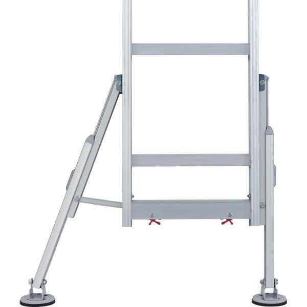 長谷川工業 3連はしご LH3-90 ラクノリ 脚部伸縮スタビライザー付き 全長8.89-9.11m 縮長3.9m 質量24.9kg (個人宅配送不可) (北海道・沖縄・離島は送料別途) h ...