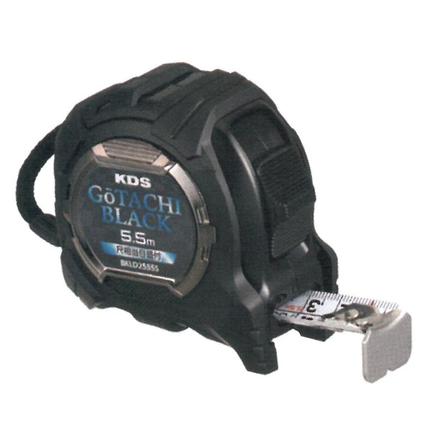 ムラテックKDS (限定品) 剛立G25巾5.5mまさめ厚爪 BLACK Limited Edition BKLD2555S 尺相当目盛付き コンベックス : 現場屋本舗ヤマニシデポ - 通販 ...