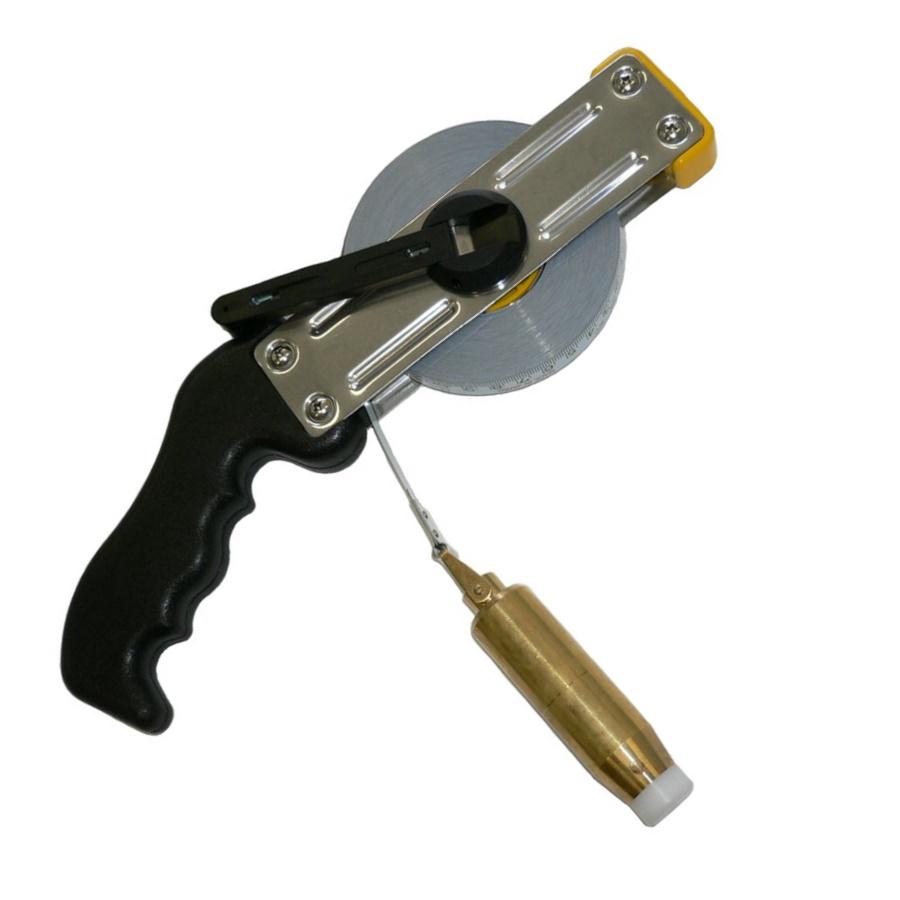 日本度器 SKT-50SLB ソット付タンクスケール 50m ブラックスチールテープ JIS1級 ソット分銅（真鍮製）付 船底への負担を軽減 : 現場屋本舗ヤマニシデポ - 通販 ...