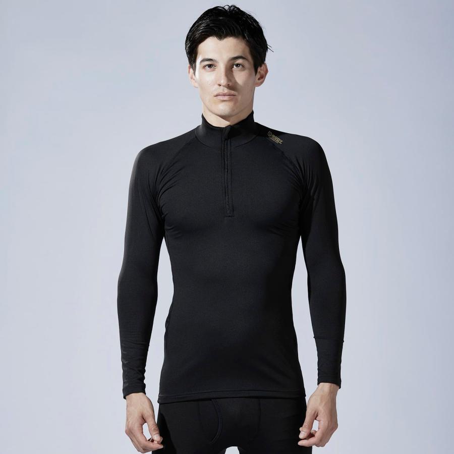 (1個までメール便選択可) おたふく手袋 JW-247 BTパワーストレッチ サーモ エボ ハーフジップ ハイネックシャツ ブラック S M L LL 3L : 現場屋本舗ヤマニシデポ ...