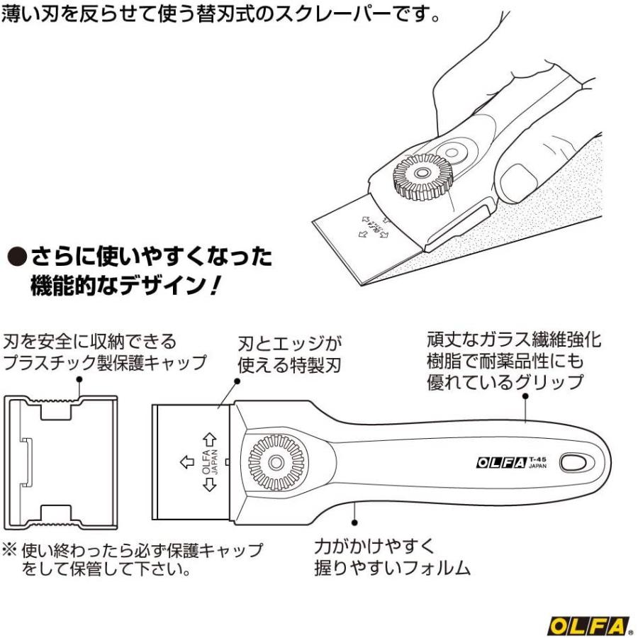 オルファ 202B T‐45 スクレーパー OLFA : 現場屋本舗ヤマニシデポ - 通販 - Yahoo!ショッピング