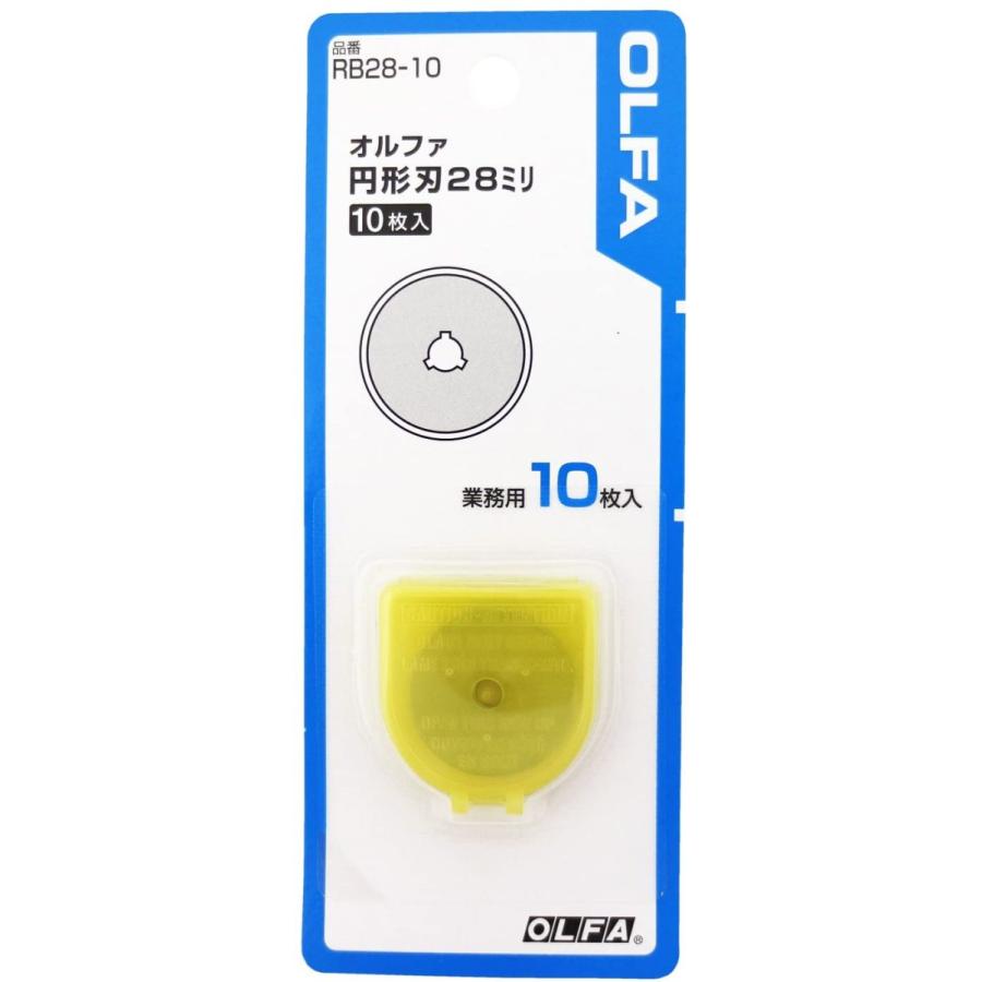 オルファ RB28-10 円形刃28ミリ替刃 10枚入 OLFA : 現場屋本舗ヤマニシデポ - 通販 - Yahoo!ショッピング