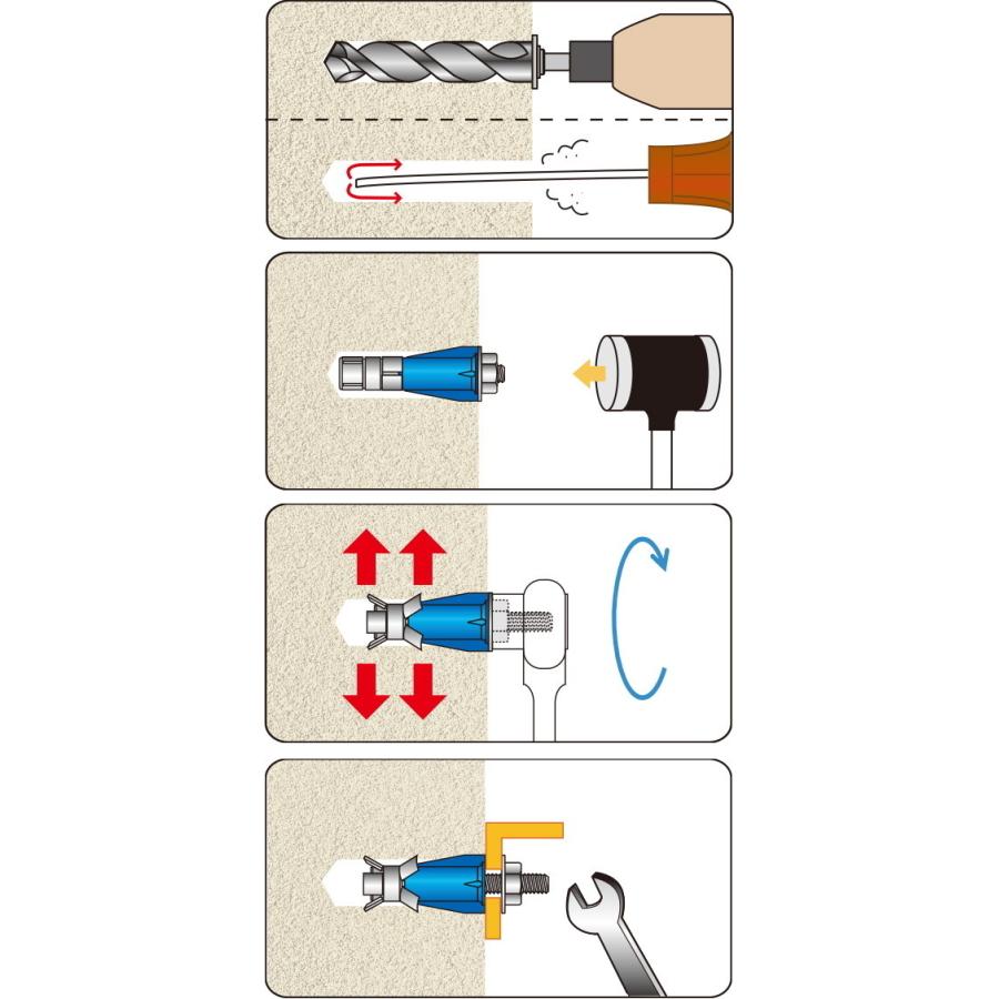 サンコーテクノ AX-1085 おねじ ねじの呼びM10 全長85mm ミリねじ スチール製 エーエルシーアンカー 30本入 : 現場屋本舗ヤマニシデポ - 通販 - Yahoo!ショッピング