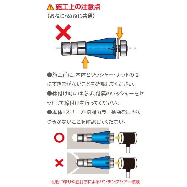 サンコーテクノ AX-3085(W3/8) おねじ ねじの呼びW3/8 全長85mm インチネジ スチール製 エーエルシーアンカー 30本入 :snk-ax-3085:現場屋本舗ヤマニシデポ ...