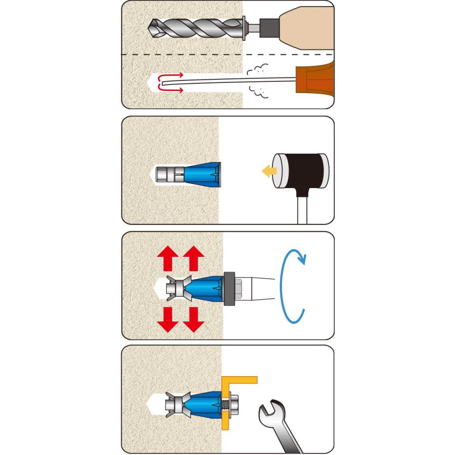 サンコーテクノ AX-M6 めねじ ねじの呼びM6 全長54mm ミリねじ スチール製 エーエルシーアンカー 50本入 : snk-ax-m6 : 現場屋本舗ヤマニシデポ - 通販 ...
