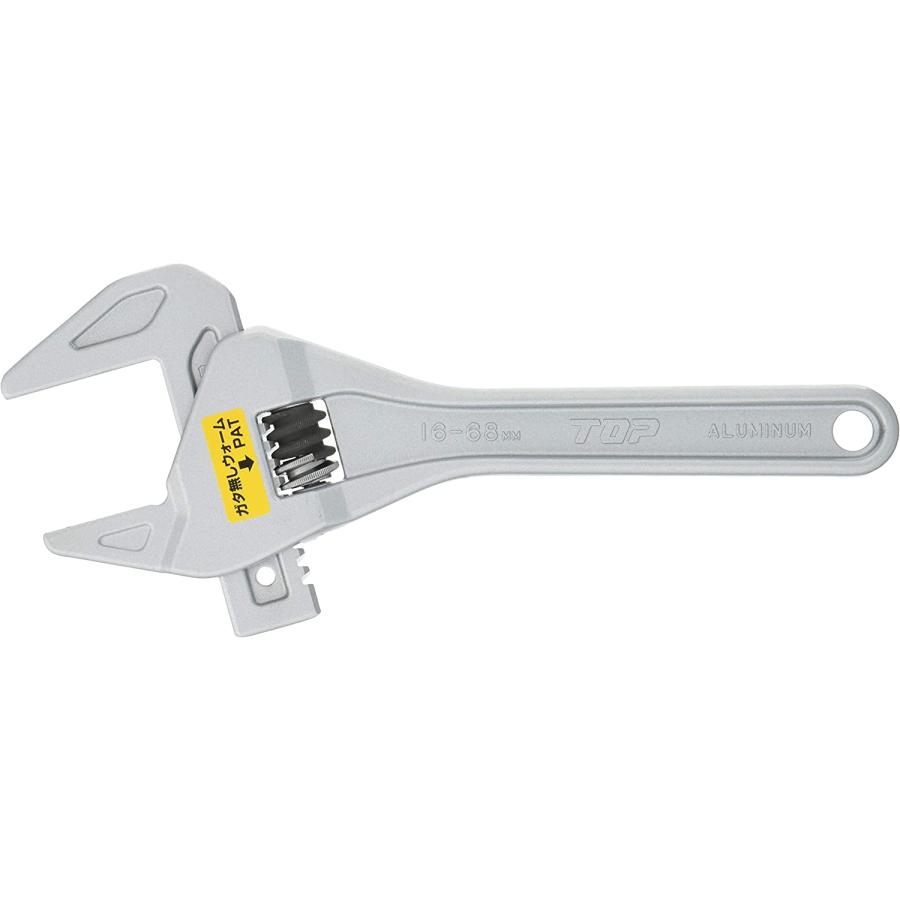 トップ工業 TMW-1665 トラップレンチ(たて型アルミモーターレンチ) 口開き寸法16-68mm TOP メール便発送 : 現場屋本舗ヤマニシデポ - 通販 - Yahoo!ショッピング
