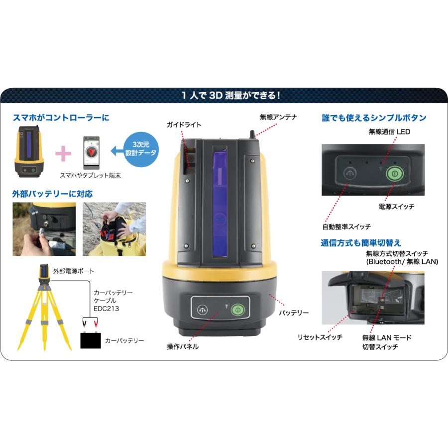 トプコン 杭ナビ LN-160 (360度プリズムセット・アルミ三脚付き) レイアウトナビゲーター TOPCON JSIMA認定事業者 : 現場屋本舗ヤマニシデポ - 通販 - Yahoo ...