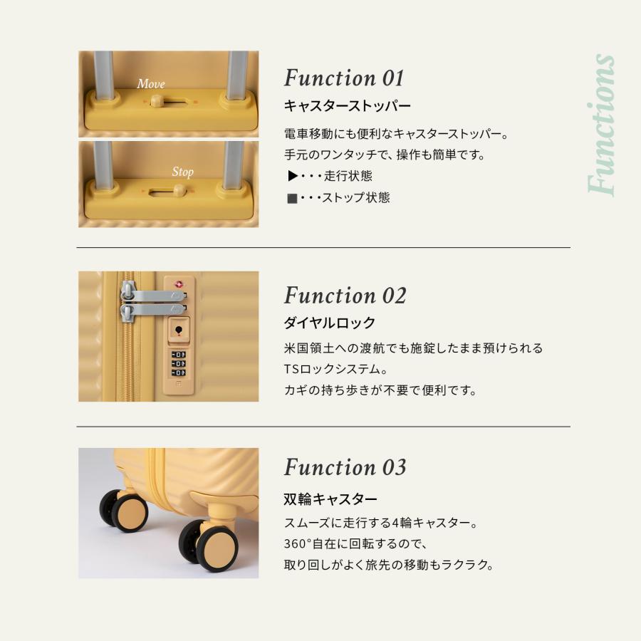 HaNT スーツケース ハント KOKONT ココント キャスターストッパー 75L 双輪キャスター TSダイヤルファスナーロック ドリンクバッグ 4輪 05515 : ACE Online ...