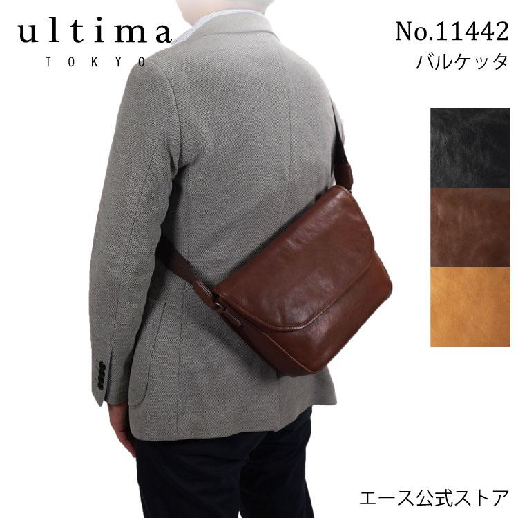 父の日 ギフト 「 公式 」 ショルダーバッグ メンズ レザー ultima TOKYO ウルティマ トーキョー バルケッタ 革 牛革 ...