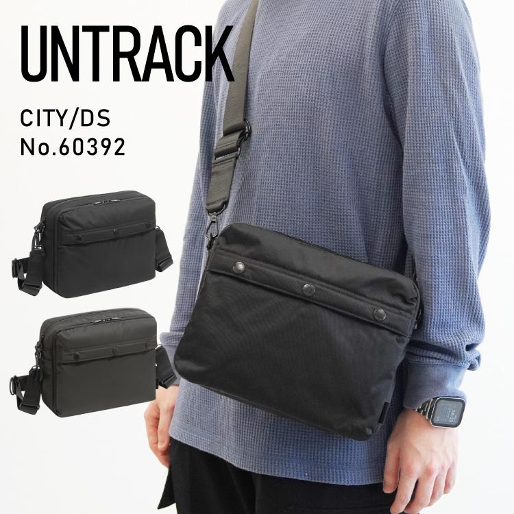 UNTRACK 公式 アントラック CITY DS ショルダーバッグ ヨコ型 メンズ