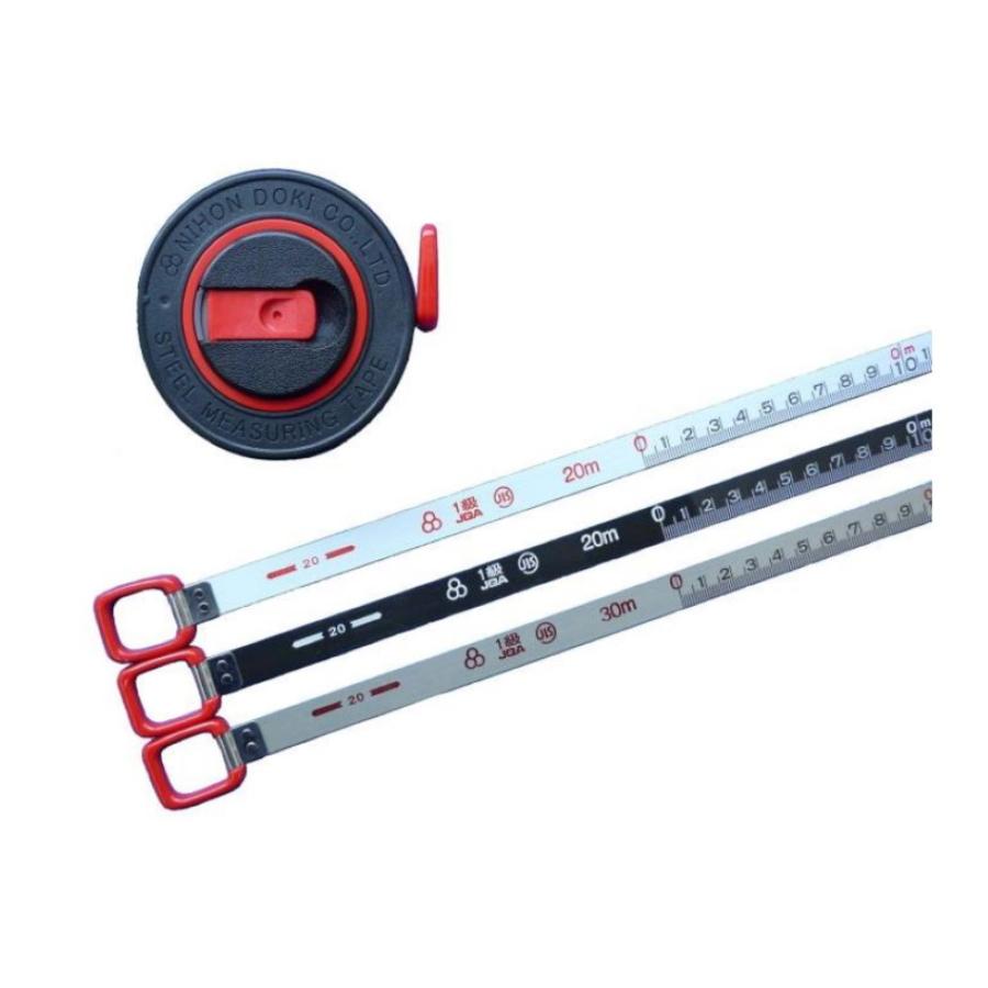 ブラックスチール巻尺 キャッスル SKC-10 10m巻 スチール（ブラックスチールテープ） 日本度器 国産 JIS1級 :doki-skc10:現場用品専門ECストア 現場監督 - 通販 ...