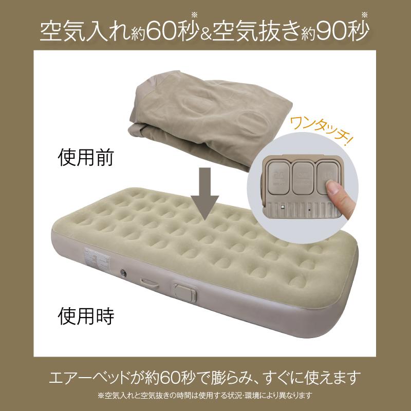 HIRO 電動エアーベッド HWE-7691 アウトドア 避難所 来客用 車中泊 : 現場用品専門ECストア 現場監督 - 通販 - Yahoo!ショッピング