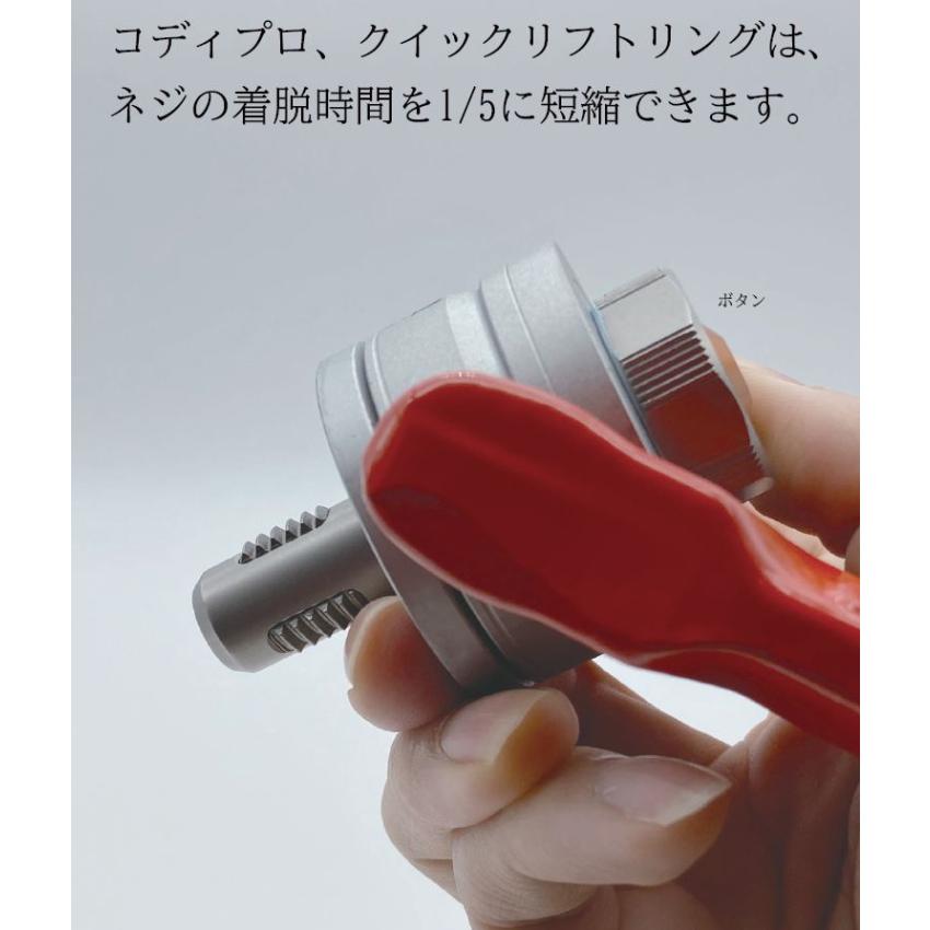 回転型アイボルト CODIPRO コディプロ ステンレスクイックリフトダブルスイベルリング SS.QL.DSR M16 （法人様限定・個人宅 ...