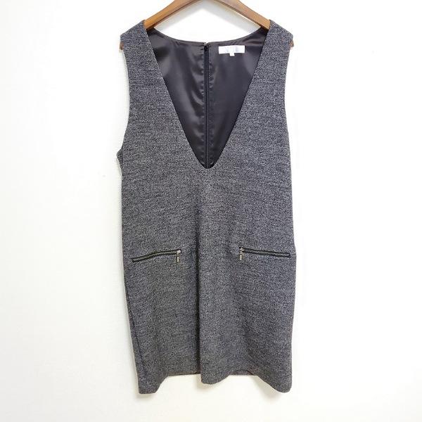 自由区 #anc ジユウク ワンピース 40 グレー 深V レディース [766155] : アクイールヤフーショップ - 通販 ...