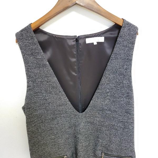 自由区 #anc ジユウク ワンピース 40 グレー 深V レディース [766155] : アクイールヤフーショップ - 通販 ...