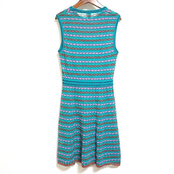 M MISSONI #snc エムミッソーニ ワンピース 40 ノースリーブ ラメ レディース [771633] : アクイールヤフーショップ - 通販 - Yahoo!ショッピング